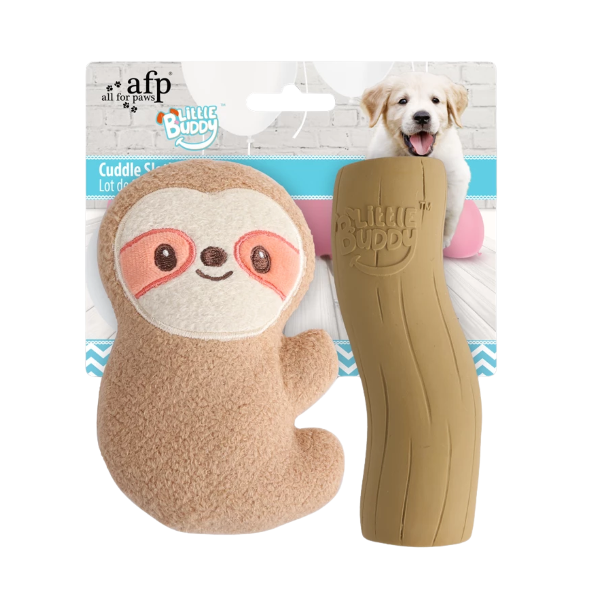 AFP Little Buddy 2-Pack Cuddle Sloth – FritsDogToys